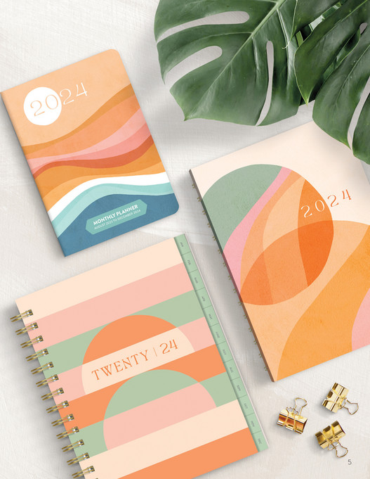 Harper Group - Studio Oh Orange Circle Studio 2024 Calendars & Planners ...