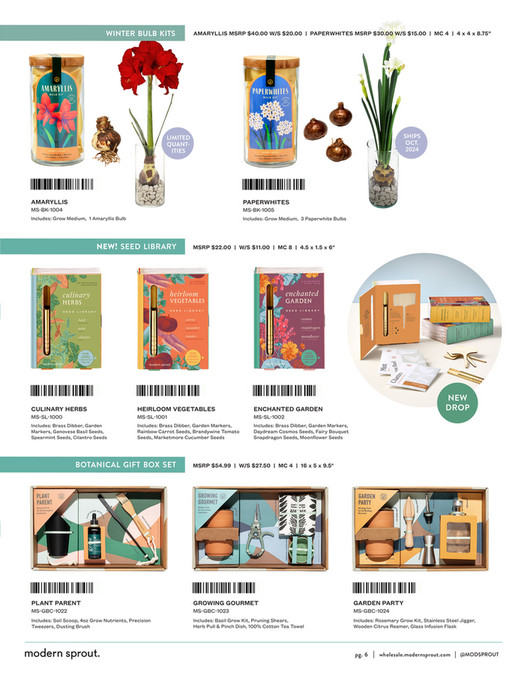 Harper Group - Modern Sprout 2024 Line Sheet - Page 6-7